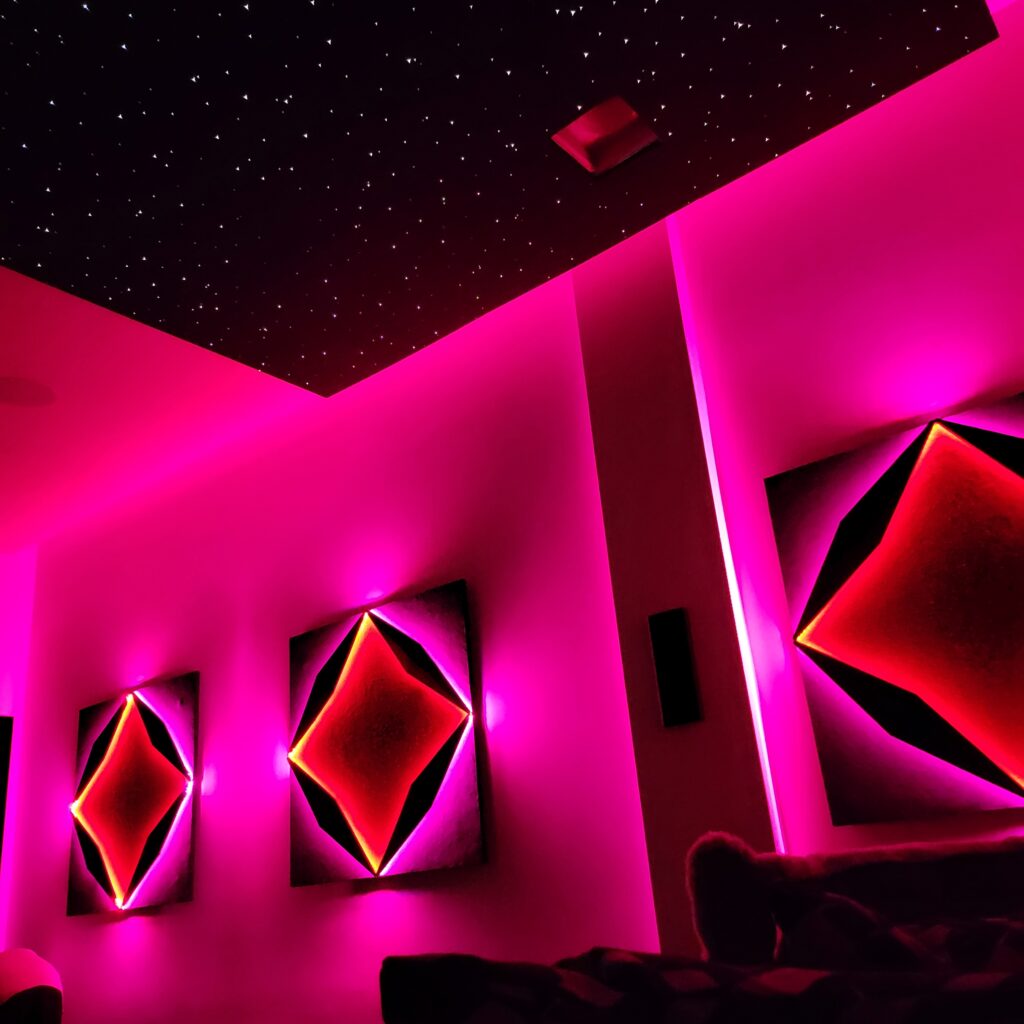 Epix LED Diamond Series Acoustic Wall Panels - epiXsky