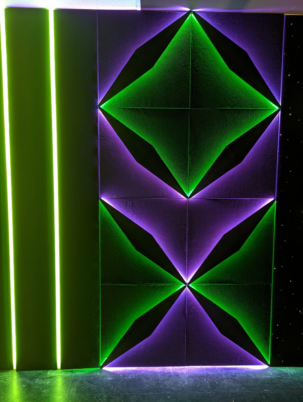 Epix LED Diamond Series Acoustic Wall Panels - epiXsky