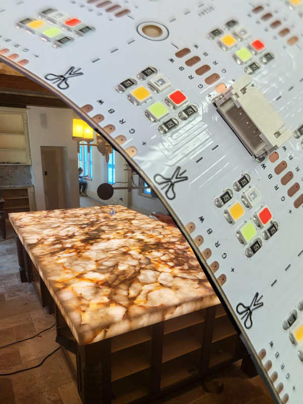 What are StoneGlow™ LED sheets? Countertop Backlighting - epiXsky